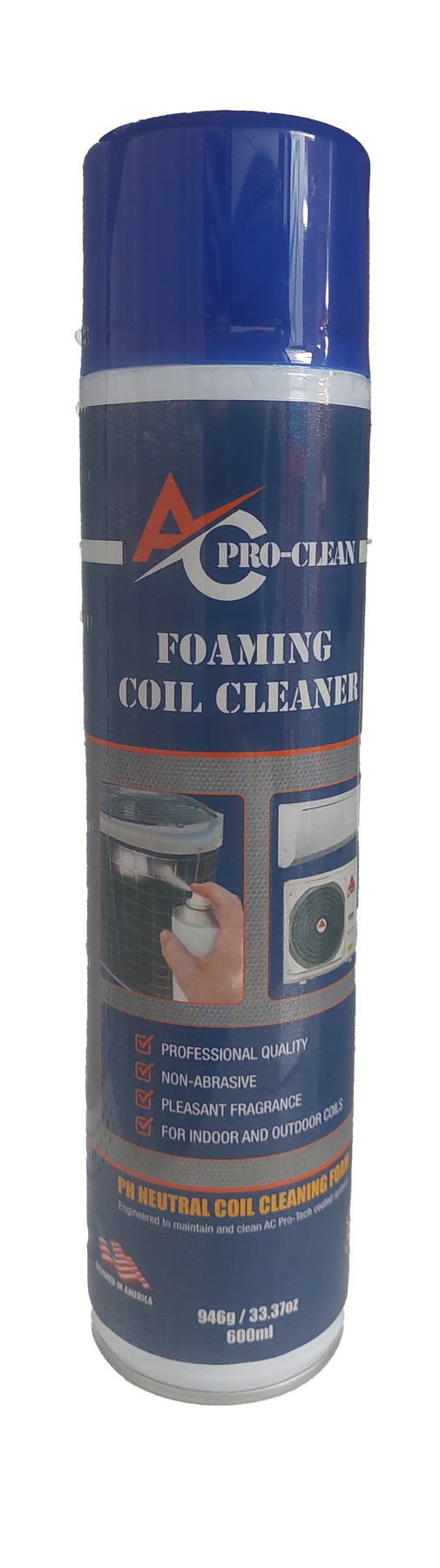 AC Pro-Clean No rinse foaming HVAC coil cleaner FOR TREATED COILS – AC ...